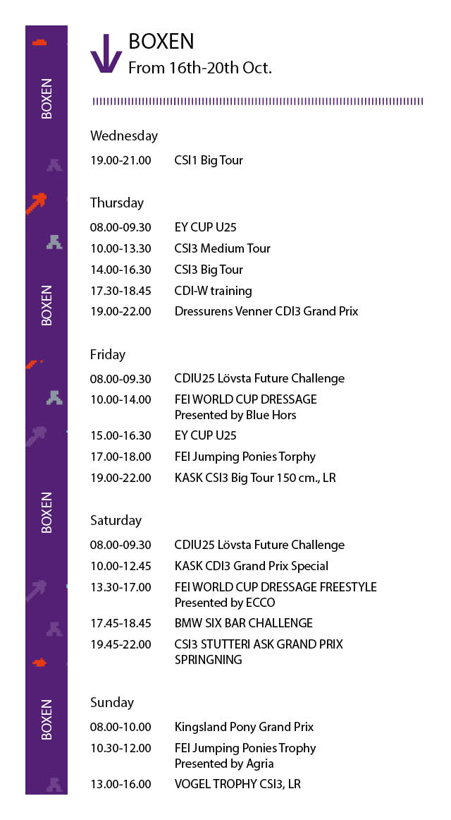 World Cup Herning - Program