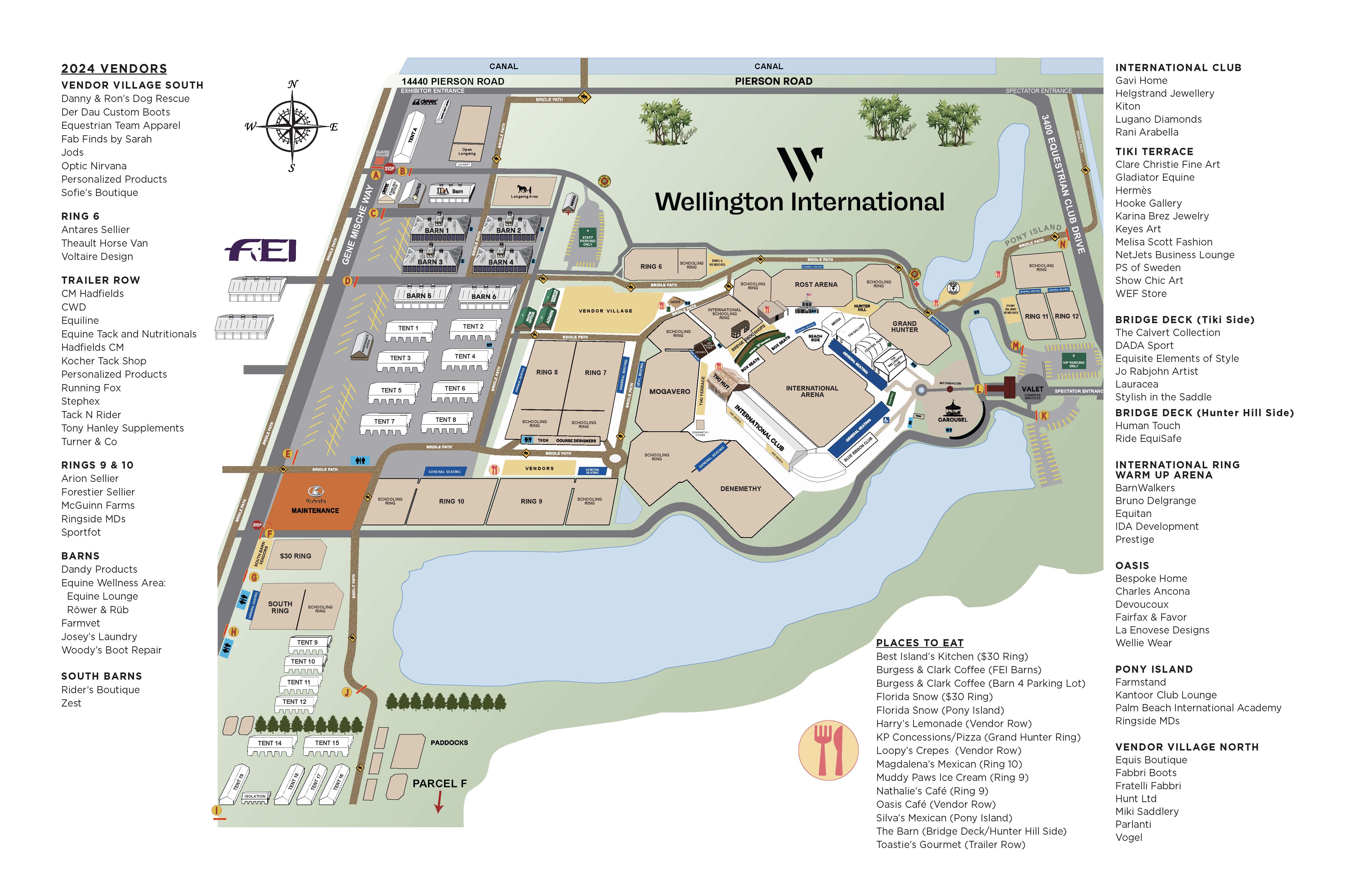 Wellington International Map